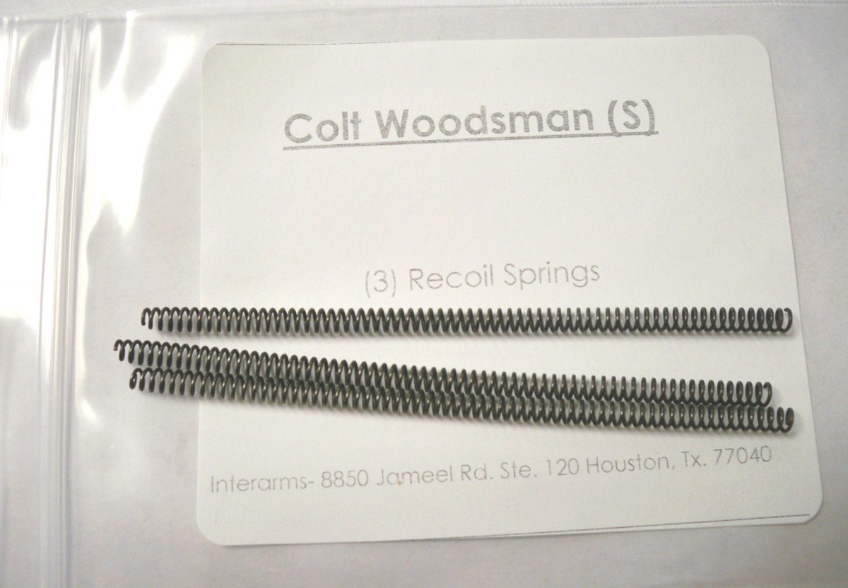 Colt Woodsman (S)- (3) Recoil Springs – InterArms Inc.