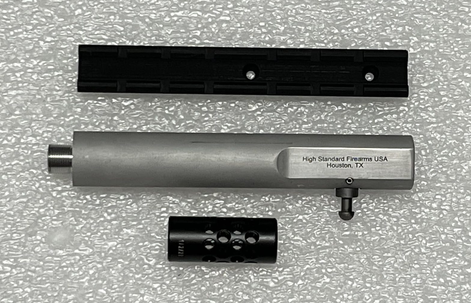 High Standard-Light Weight-Barrel-Threaded (1/2-28)- 22LR-6″-CT or TX ...